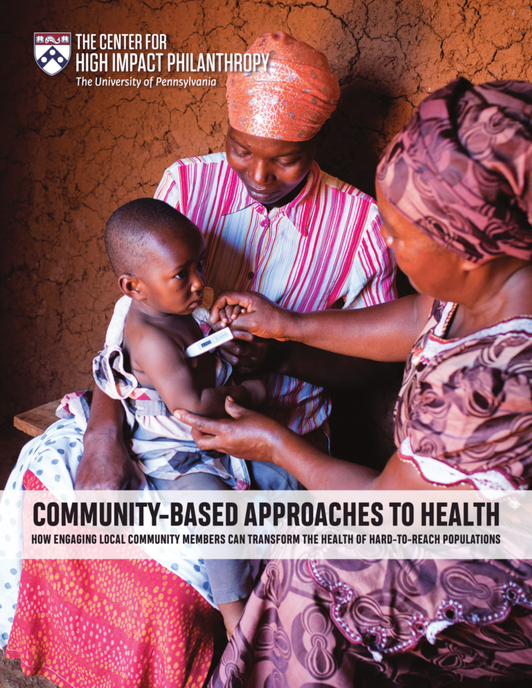 Community-Based Approaches to Health - Center for High Impact ...