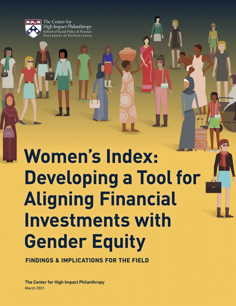 Women's Index - Center for High Impact Philanthropy - University of ...